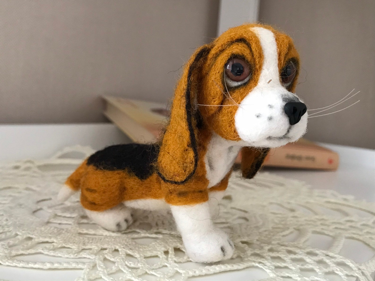 Felt Dog Needle Felted Puppy Needle Felted Animal Pet Loss - Etsy