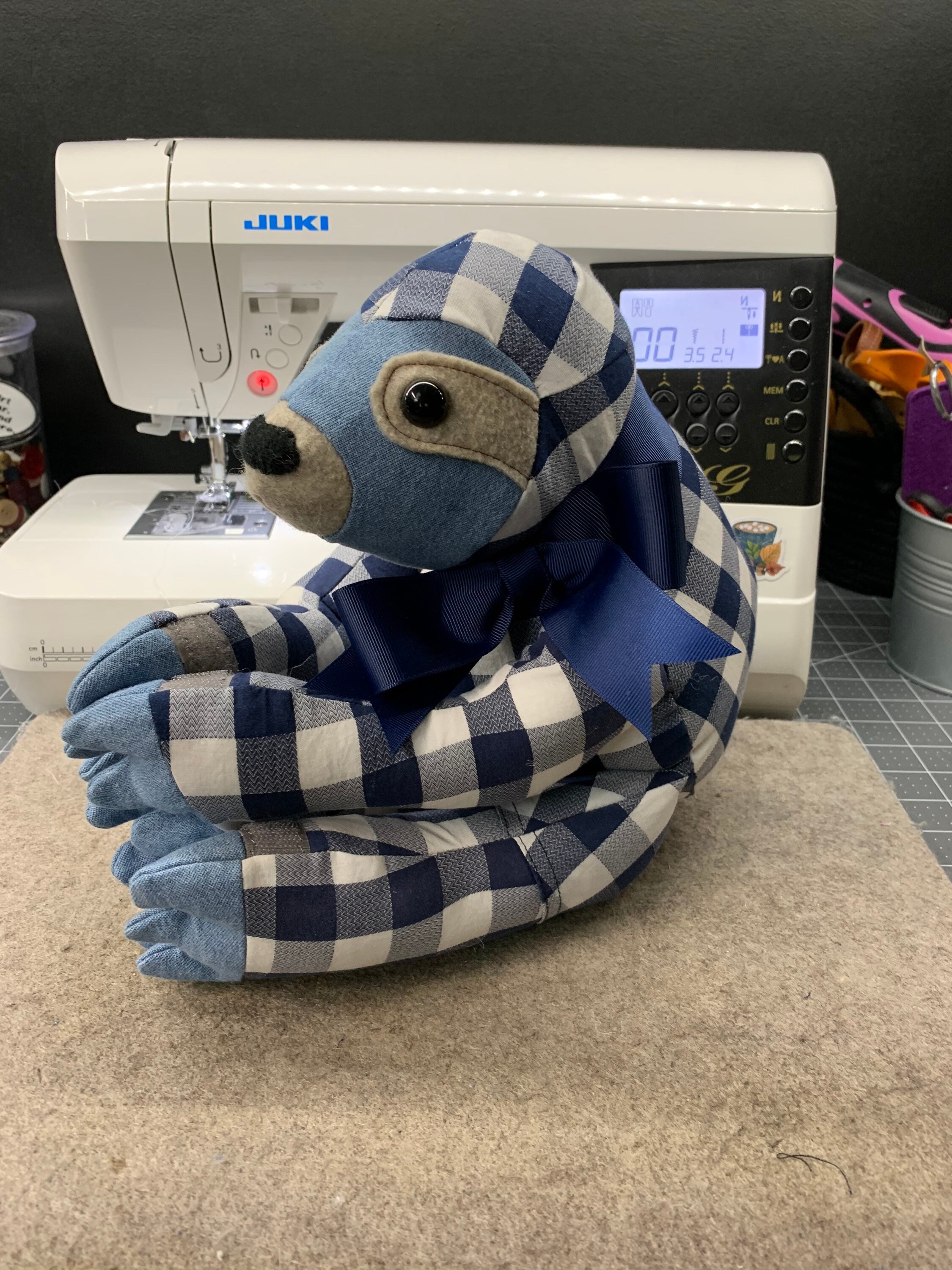Memory Sloth: Handmade Keepsake Animal Made From Loved One's Clothing ...
