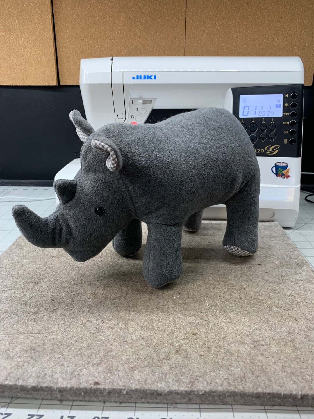 Memory RHINO Handmade Keepsake Animal Rhinoceros Made From Love One's ...