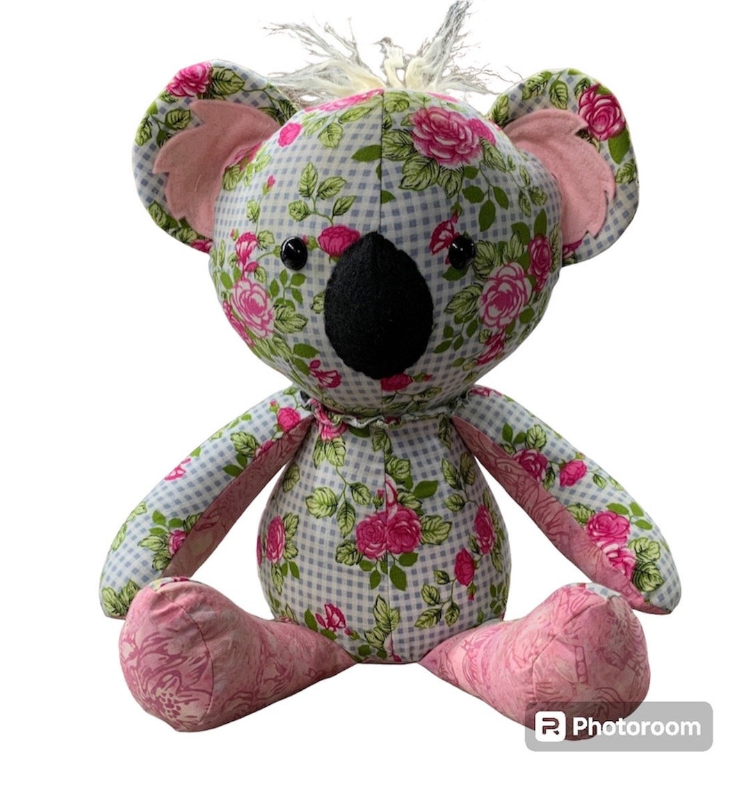 Memory KOALA - Handmade Keepsake Animal - Made From Love One's Clothing - CUSTOM - Grief and ...