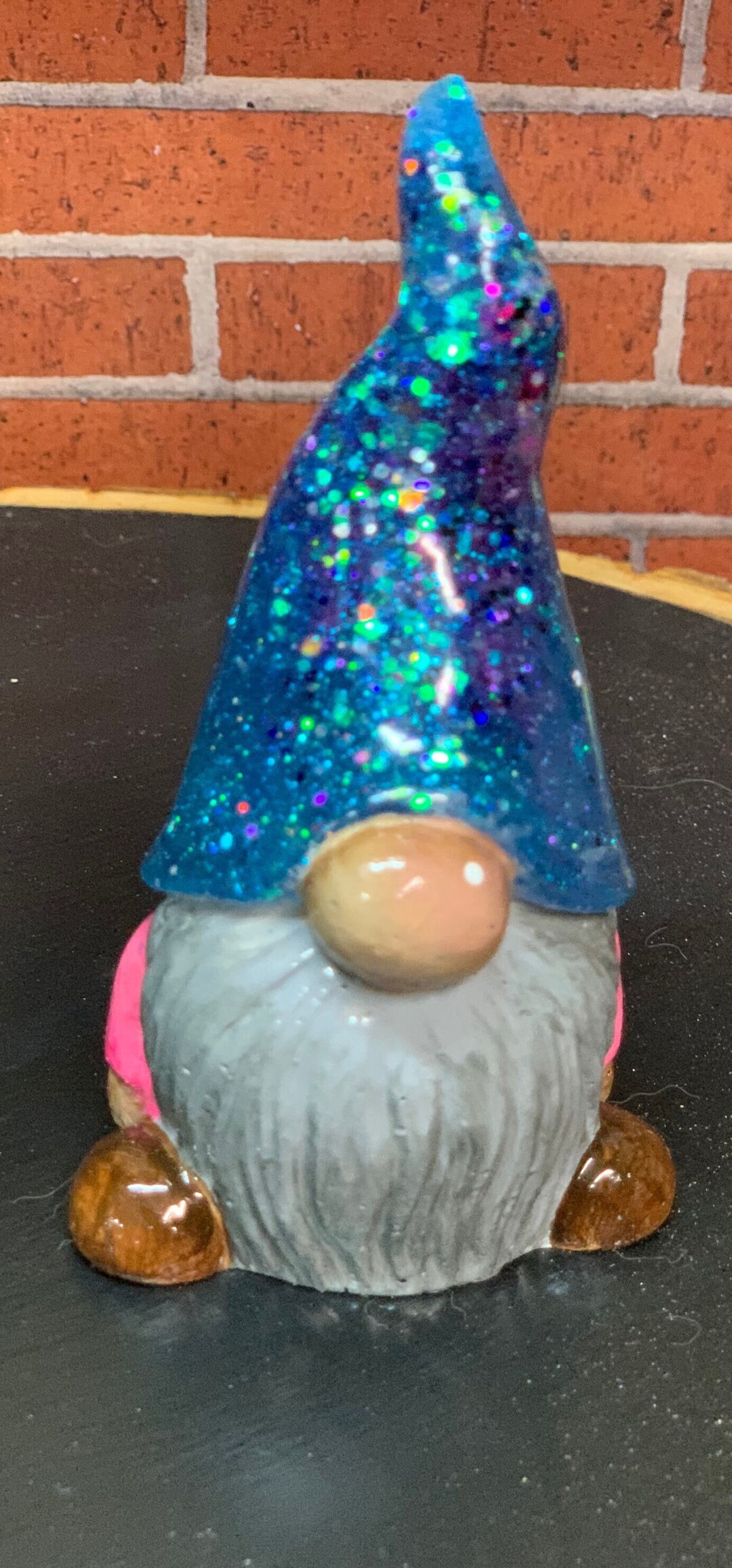 Hand Painted Resin Desk GNOME Desk Decor Woodland Creature - Etsy