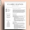 Teacher Resume Template | CV Template MS Word | Professional Resume ...