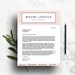 Creative Resume Template for Word & Pages Blush CV Template - Etsy