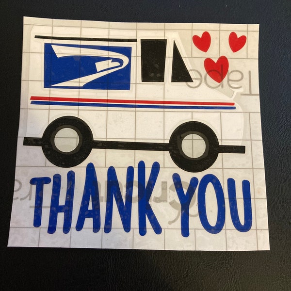 Mail Carrier Decal - Etsy