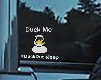 Duck Me Decal - Etsy
