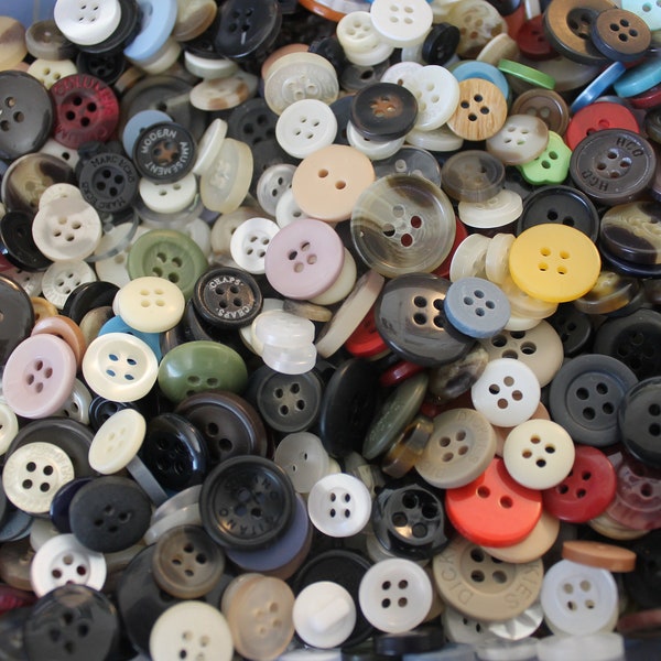 Plastic Buttons - Etsy