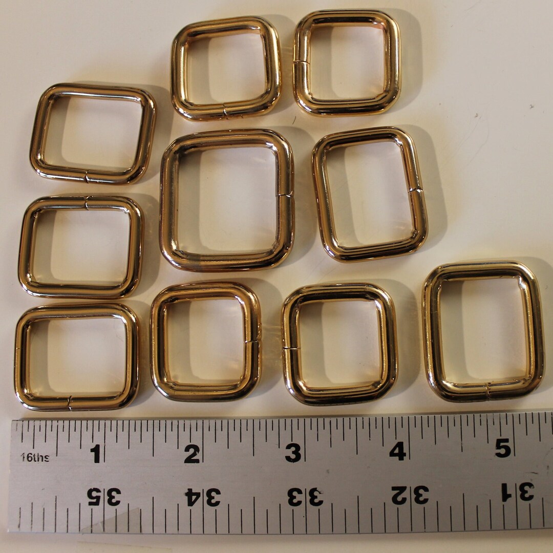 Reclaimed Square and Rectangle Rings Salvaged Metal Purse - Etsy