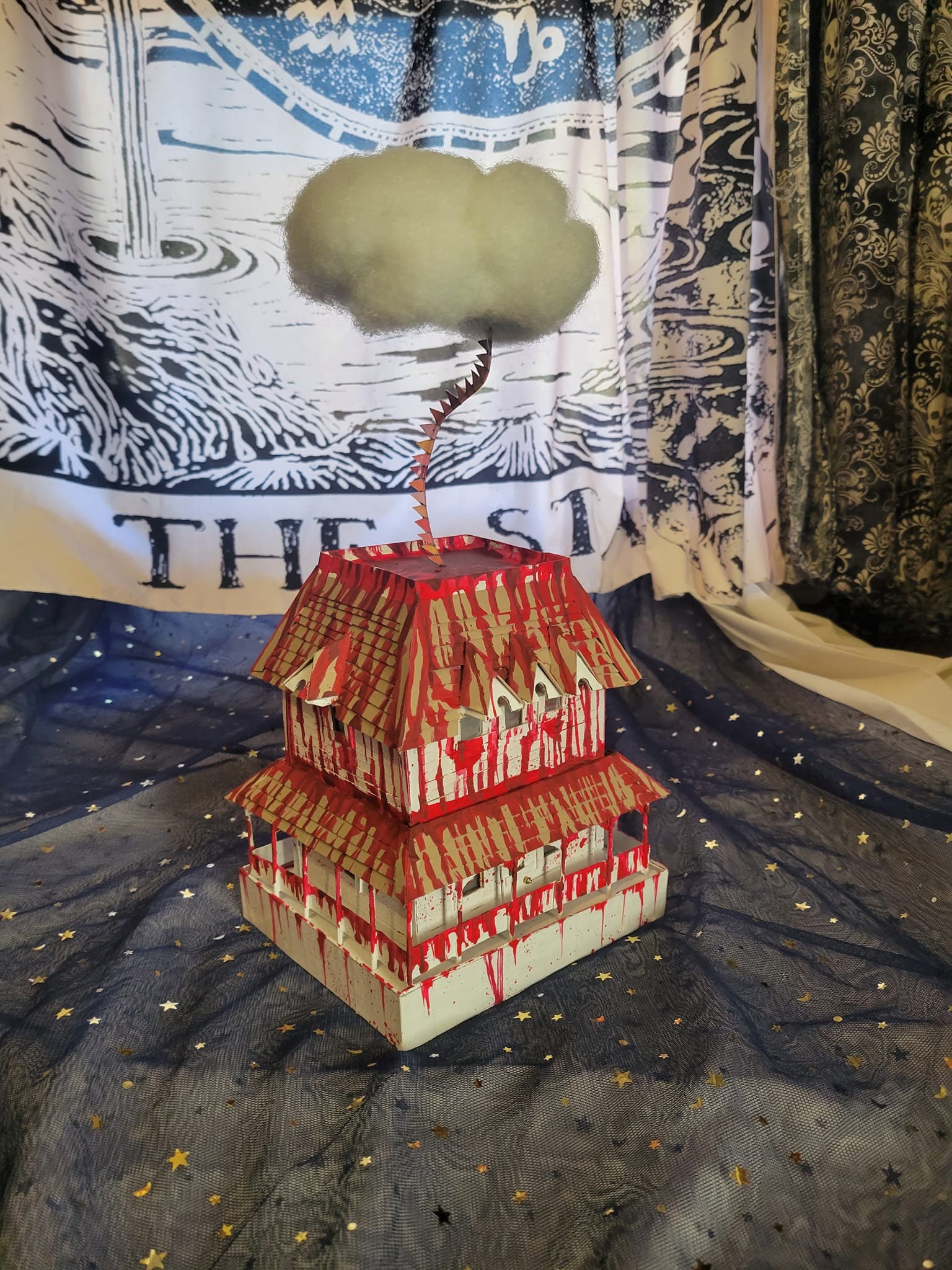 Miniature Nope House With Jean Jacket - Etsy