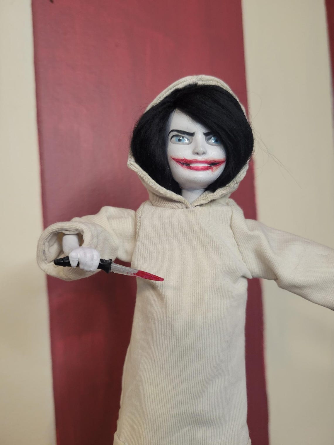 Jeff the Killer Creepypasta Doll Custom OOAK - Etsy
