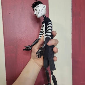 Handmade Johnny the Homicidal Maniac Poseable Art Doll - Etsy