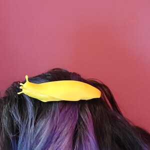 Banana Slug Hairclip - Etsy