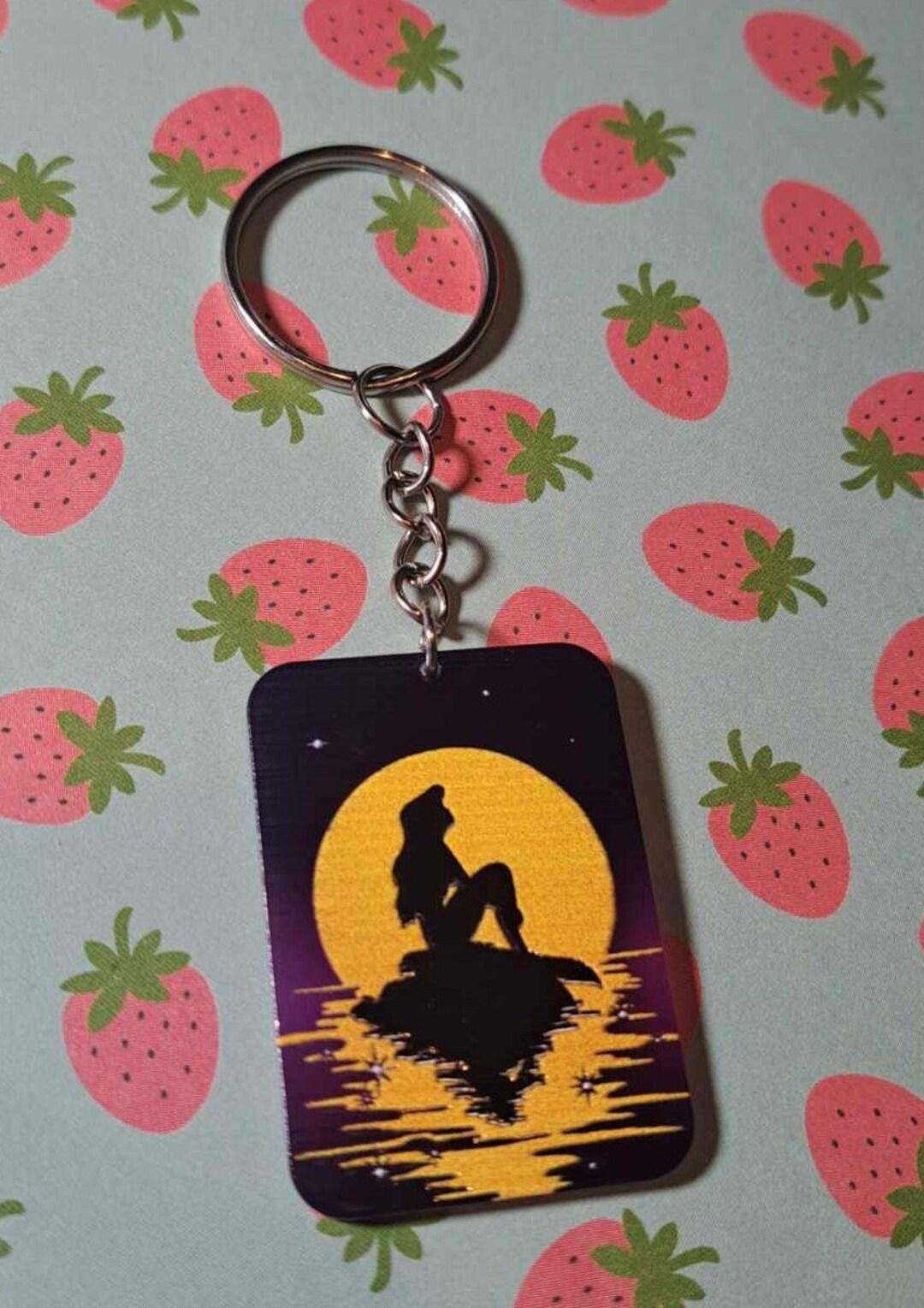 Ariel - Moonlight Keychain - Etsy
