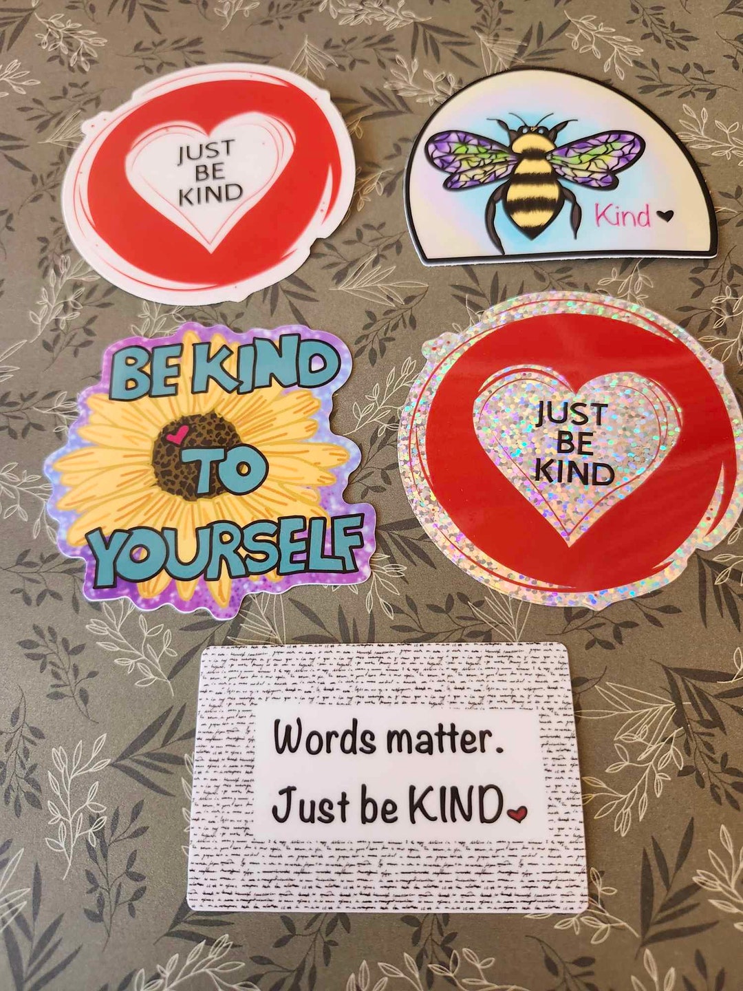 Be Kind Sticker Pack - 6 Stickers - Etsy