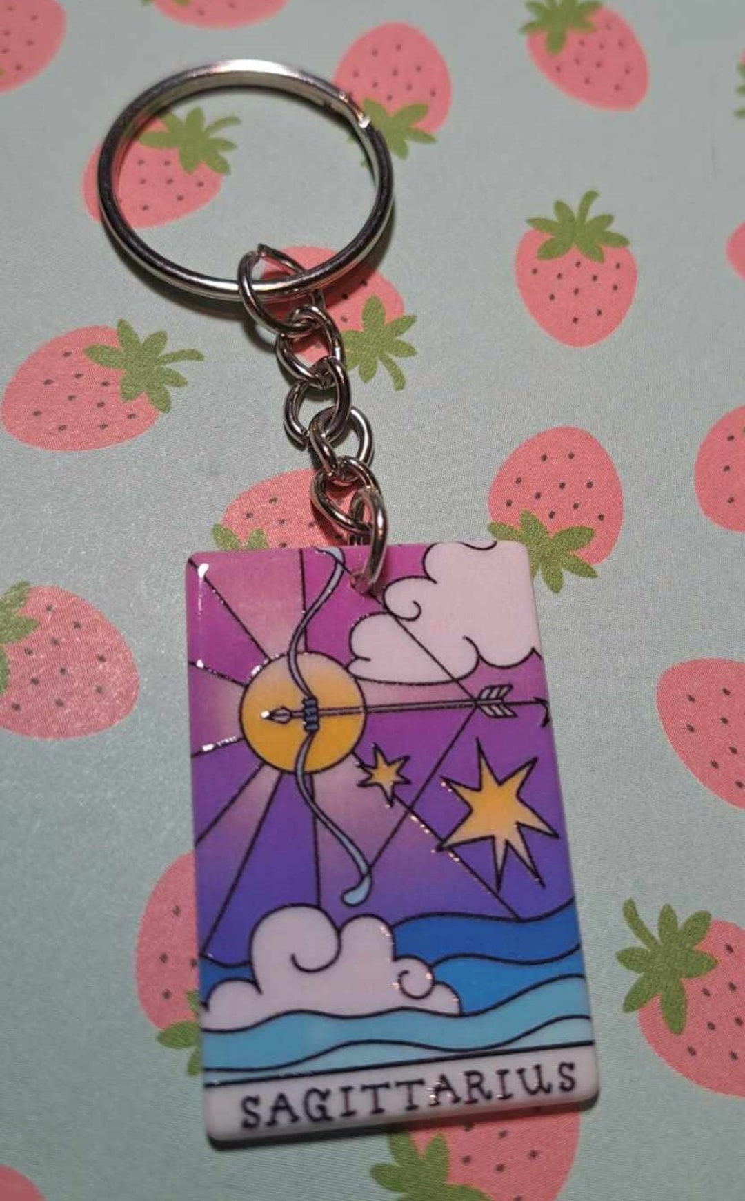 Horoscope - Sagittarius Keychain - Etsy