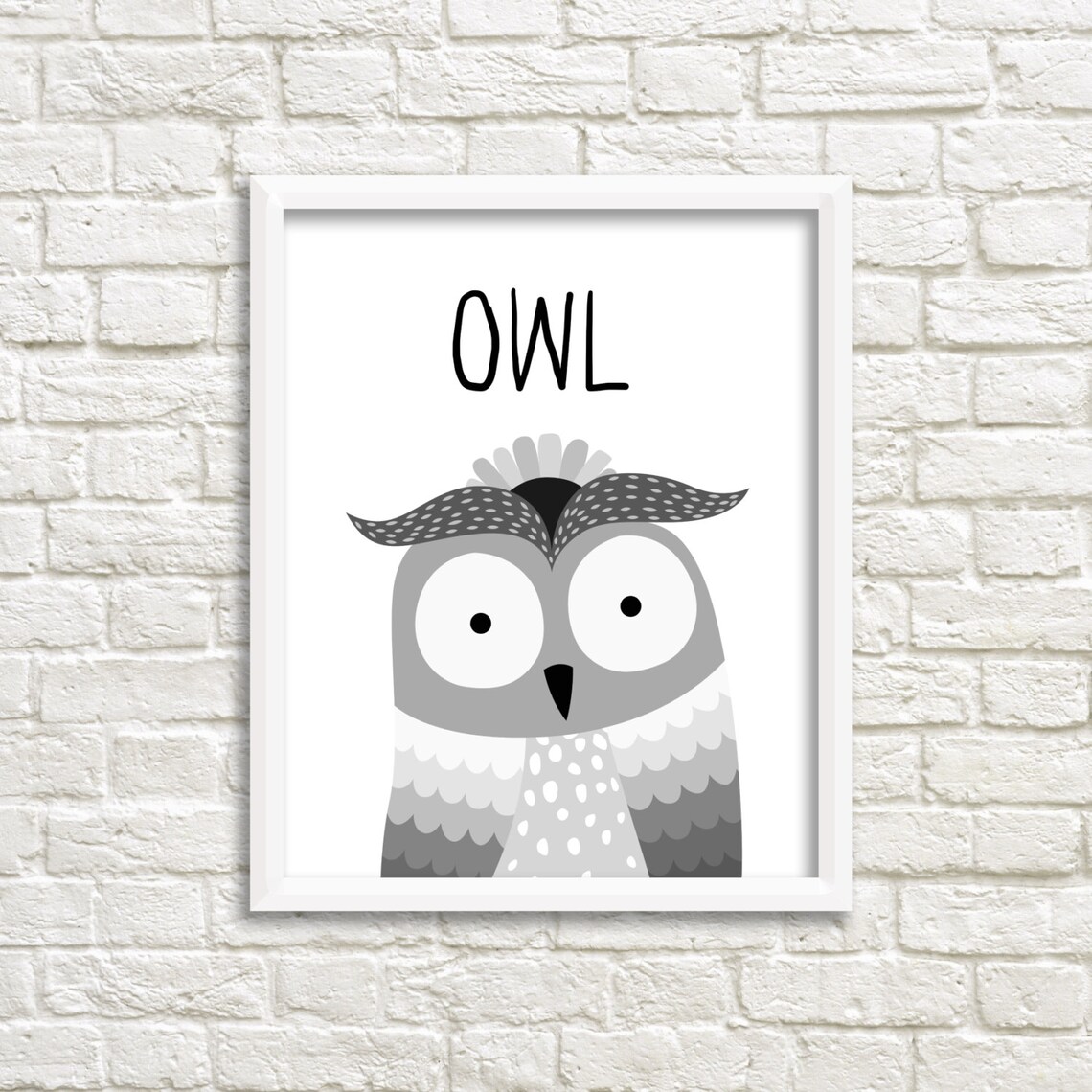 Owl Illustration Children's Print, Digital Download,16 X 20 Printable ...