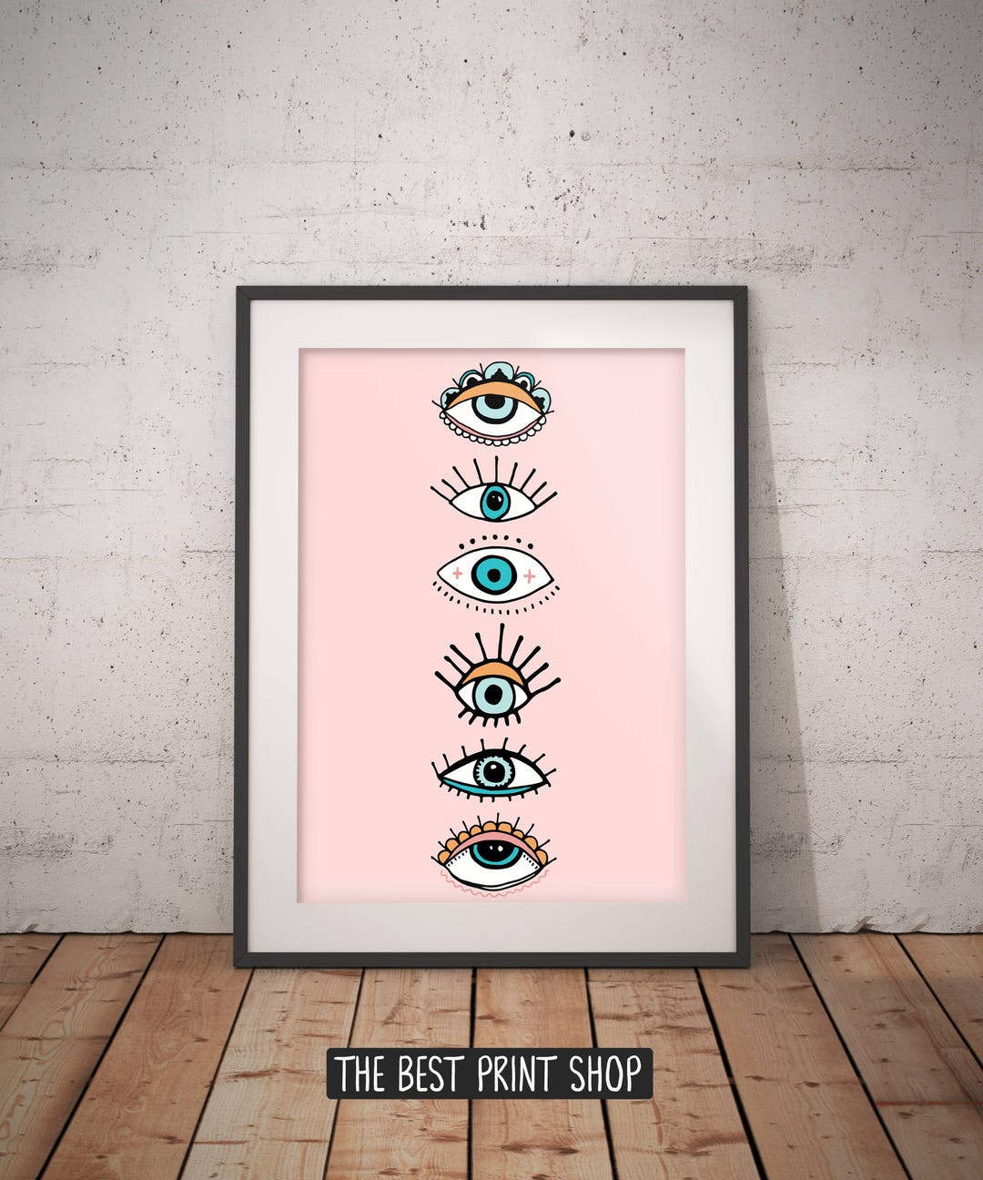 Eye Print, Eye Illustration Print, Minimal Home Decor Print, Nordic ...