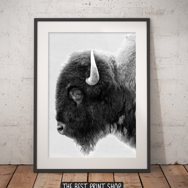 Buffalo Print - Etsy