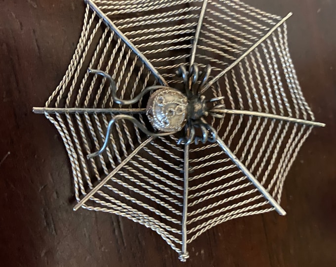 Spider Web Pin MMA Metropolitan Museum of Art Vintage Sterling Silver ...