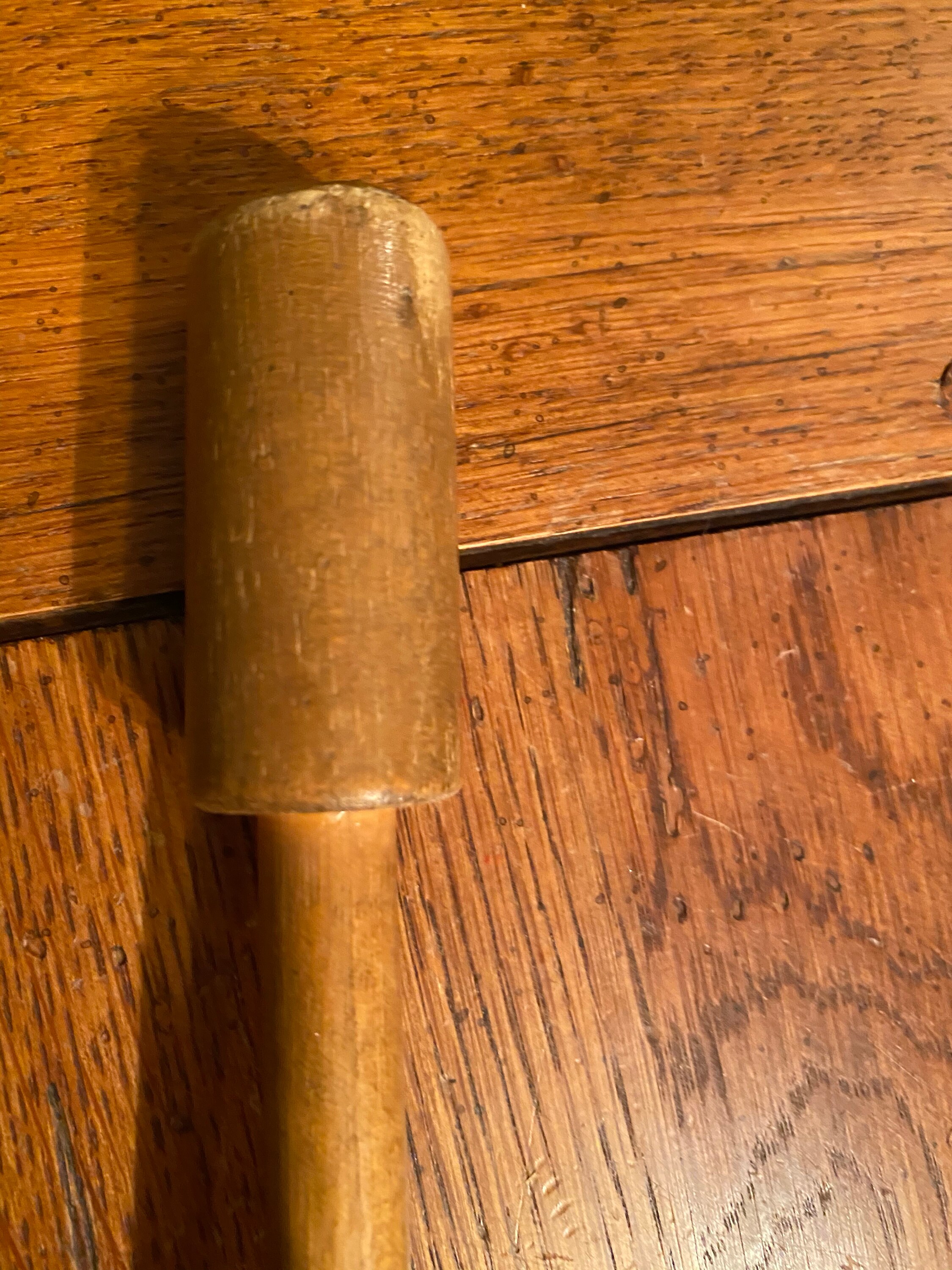 Vintage Push Along Wood Children Kid Baby TOY Wooden DUCK Hand Painted ...