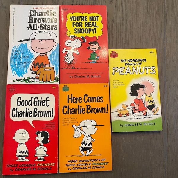 Charlie Brown Books - Etsy