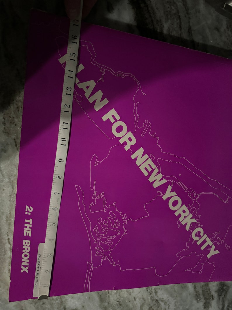 1969 Plan for NYC, Urban Planning W/map BRONX Borough Photos - Etsy