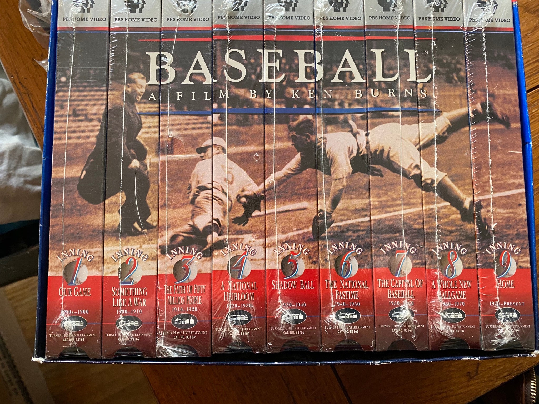 Baseball A Film by Ken Burns 9 VHS Box Set. 1994. Brand New - Etsy