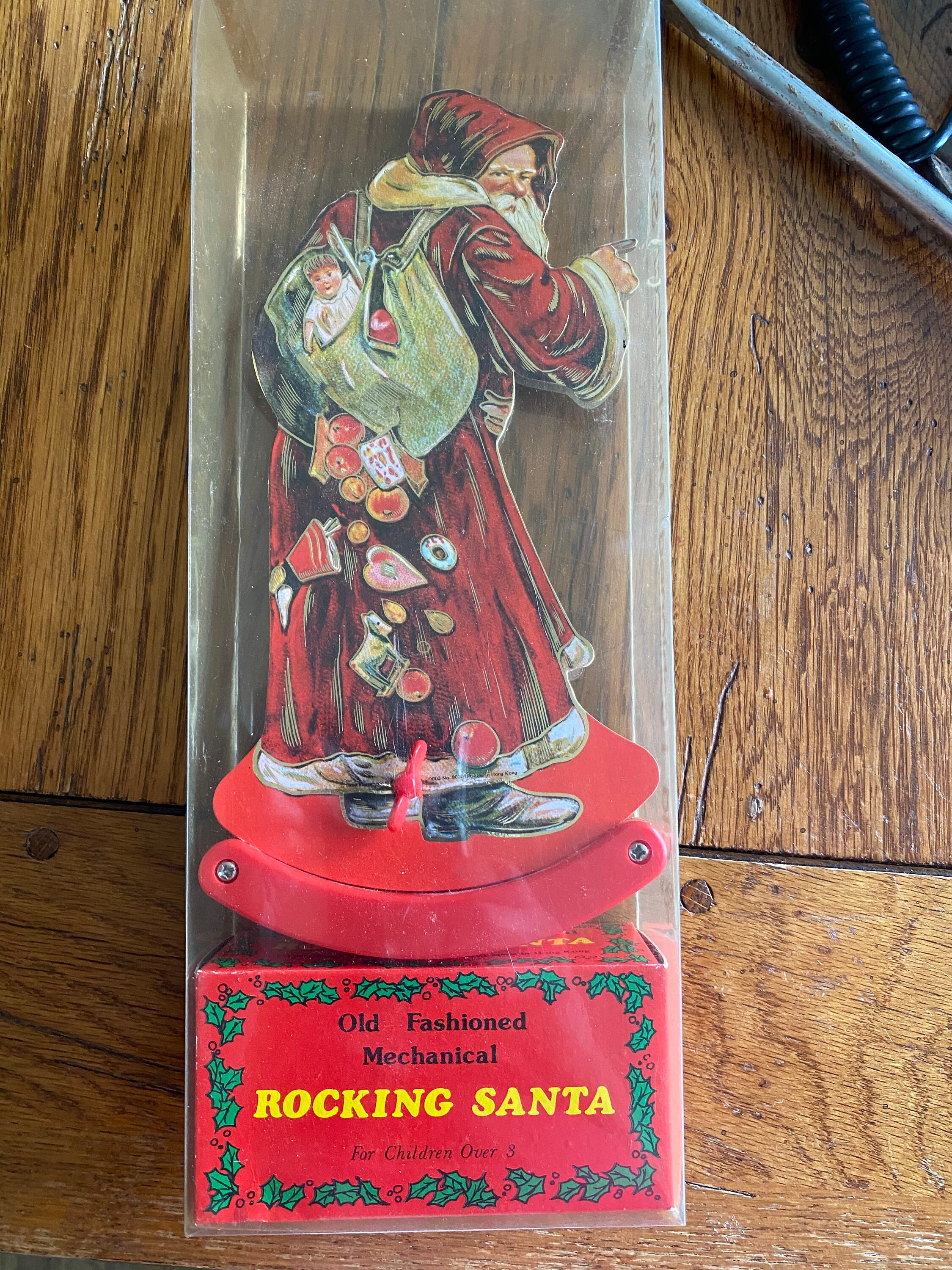 Vintage Shackman NY Old Fashioned Mechanical Rocking Santa 1980 in ...