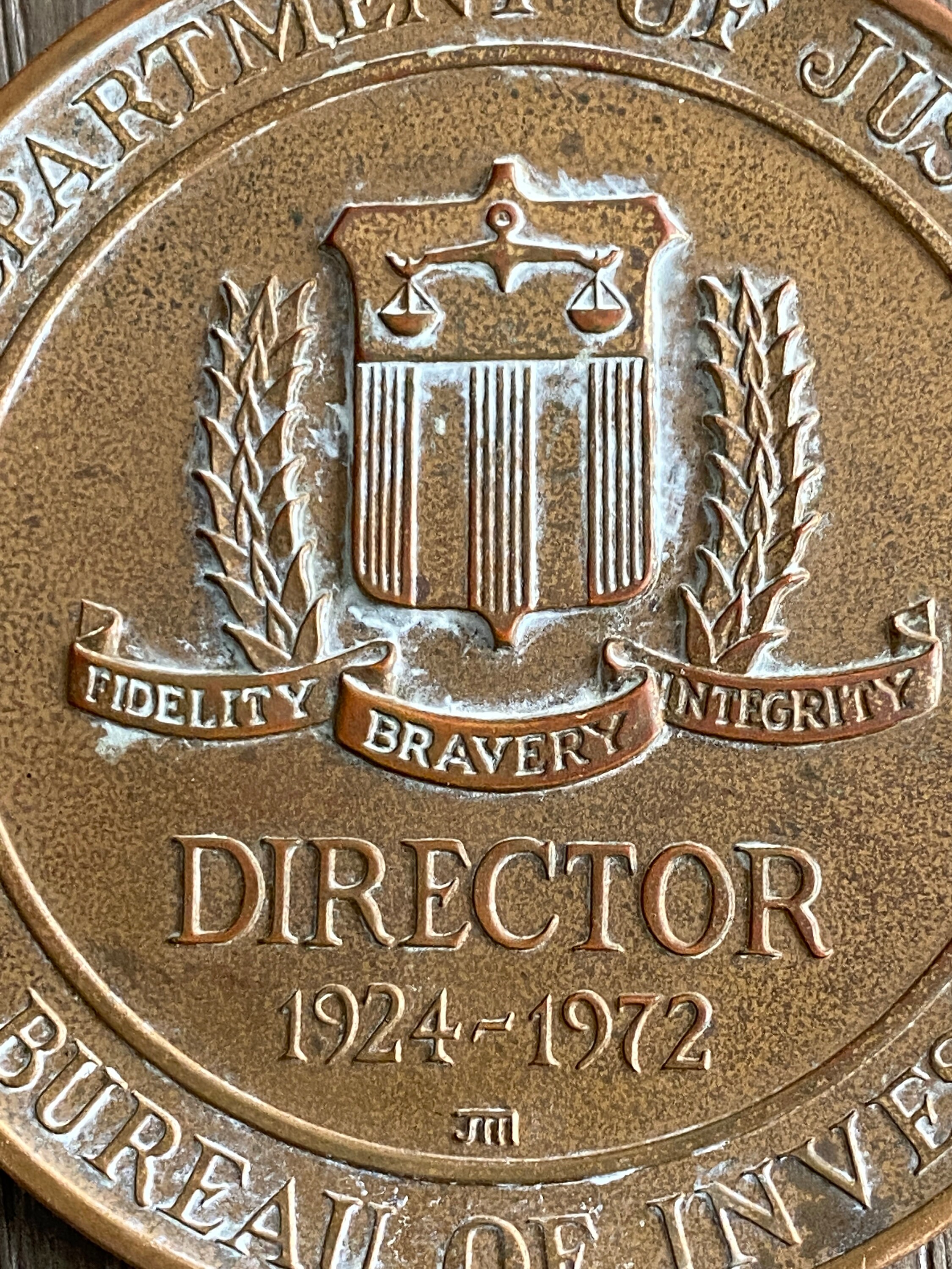 1972 J. Edgar Hoover FBI Bronze Medal Medallic Art Co Coin - Etsy UK