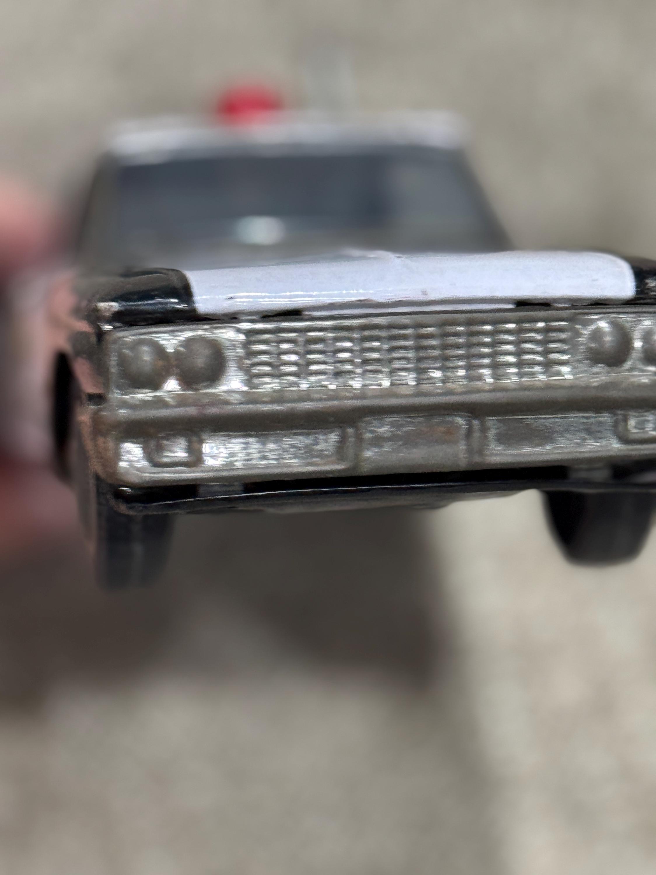 Police Patrol Car Vintage Tin Litho Friction Powered Made in Korea 9 ...