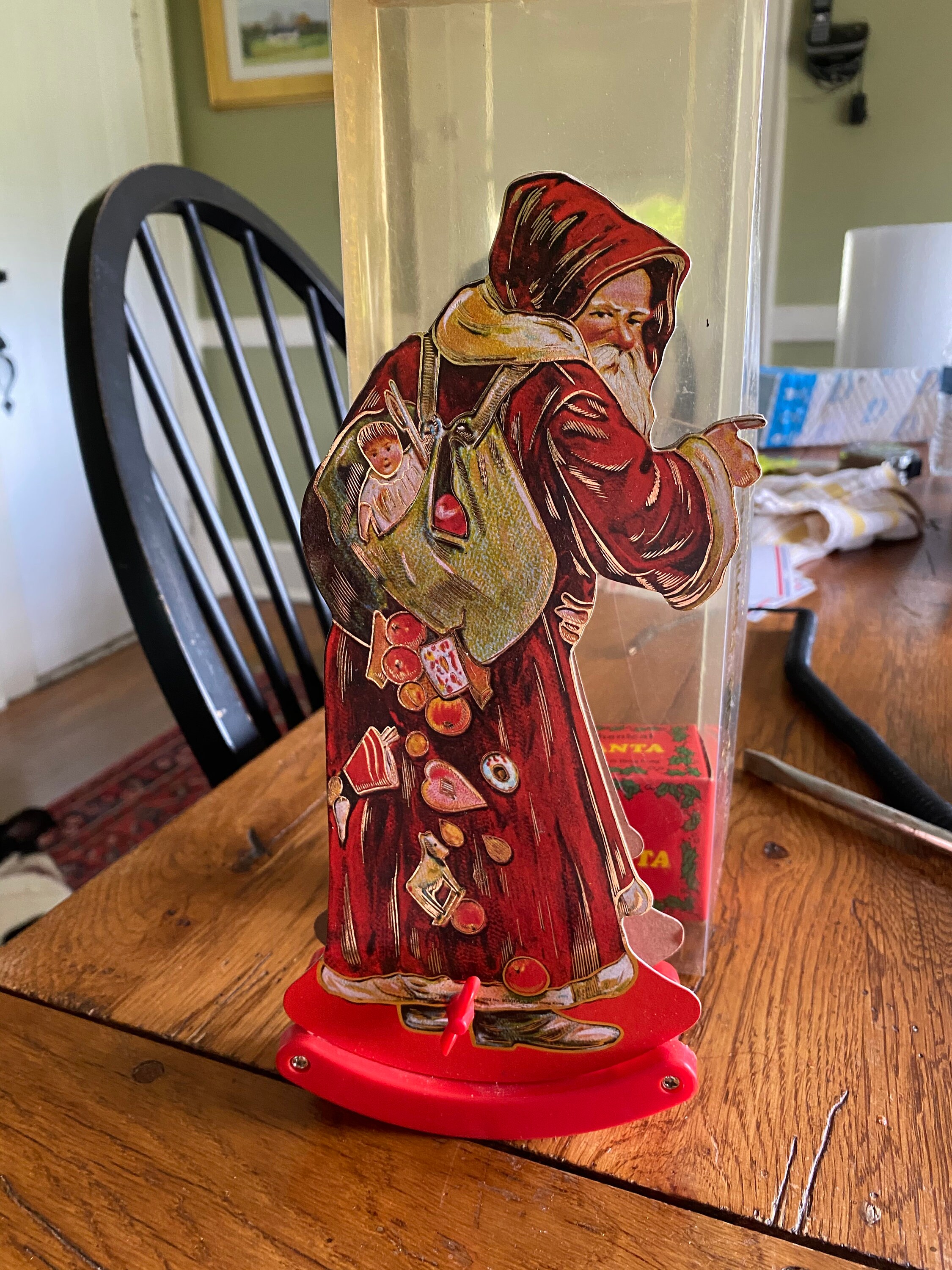 Vintage Shackman NY Old Fashioned Mechanical Rocking Santa 1980 in ...