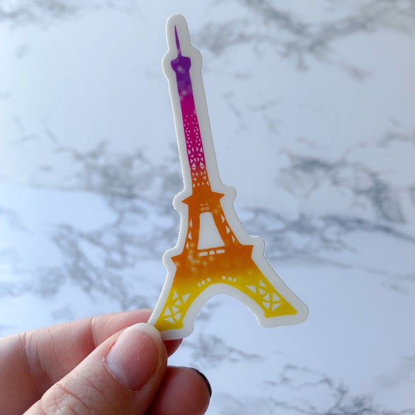 Eiffel Tower Sticker - Etsy