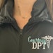 Physical Therapist Full Zip Jacket With Pockets, Personalized PT Office ...