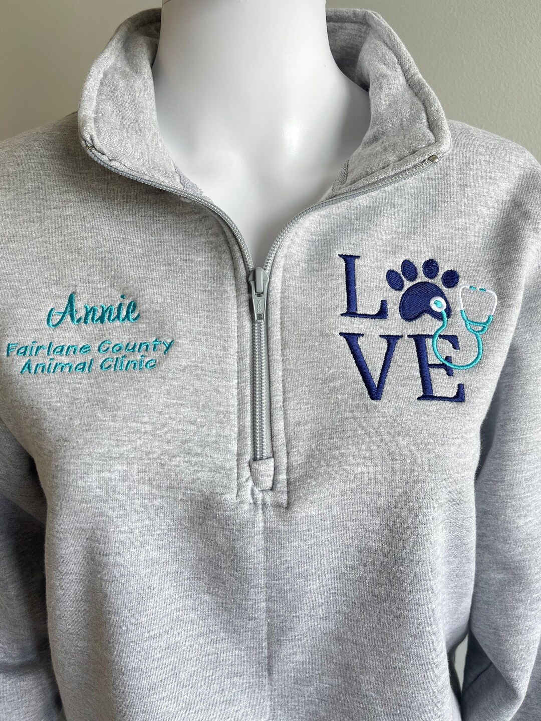 Vet Tech Sweatshirt or Jacket, Veterinary Clinic Animal Hospital Office ...