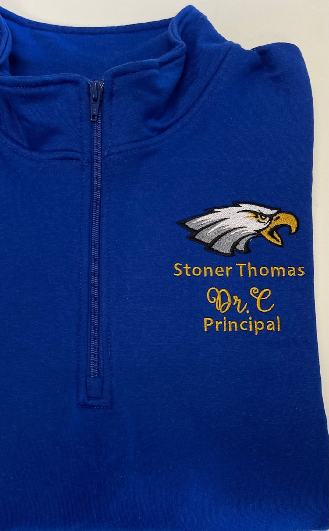 Personalized Eagle School Mascot Pullover Sweatshirt or Full Zip Jacket ...