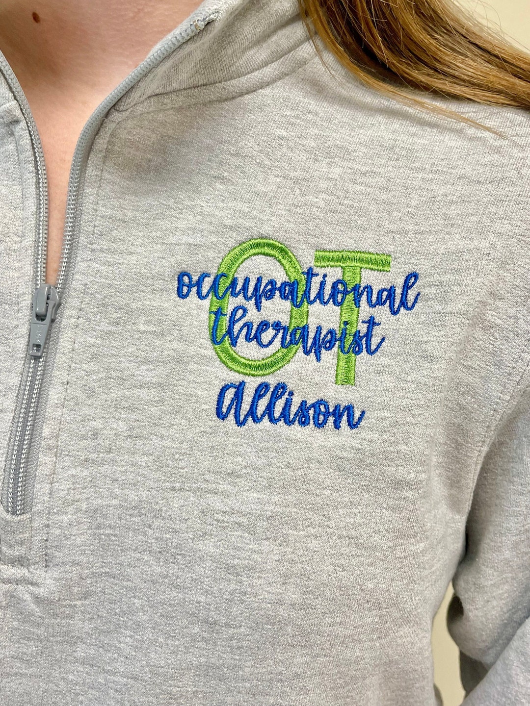 Gift for Occupational Therapist Custom OT Design Pullover - Etsy