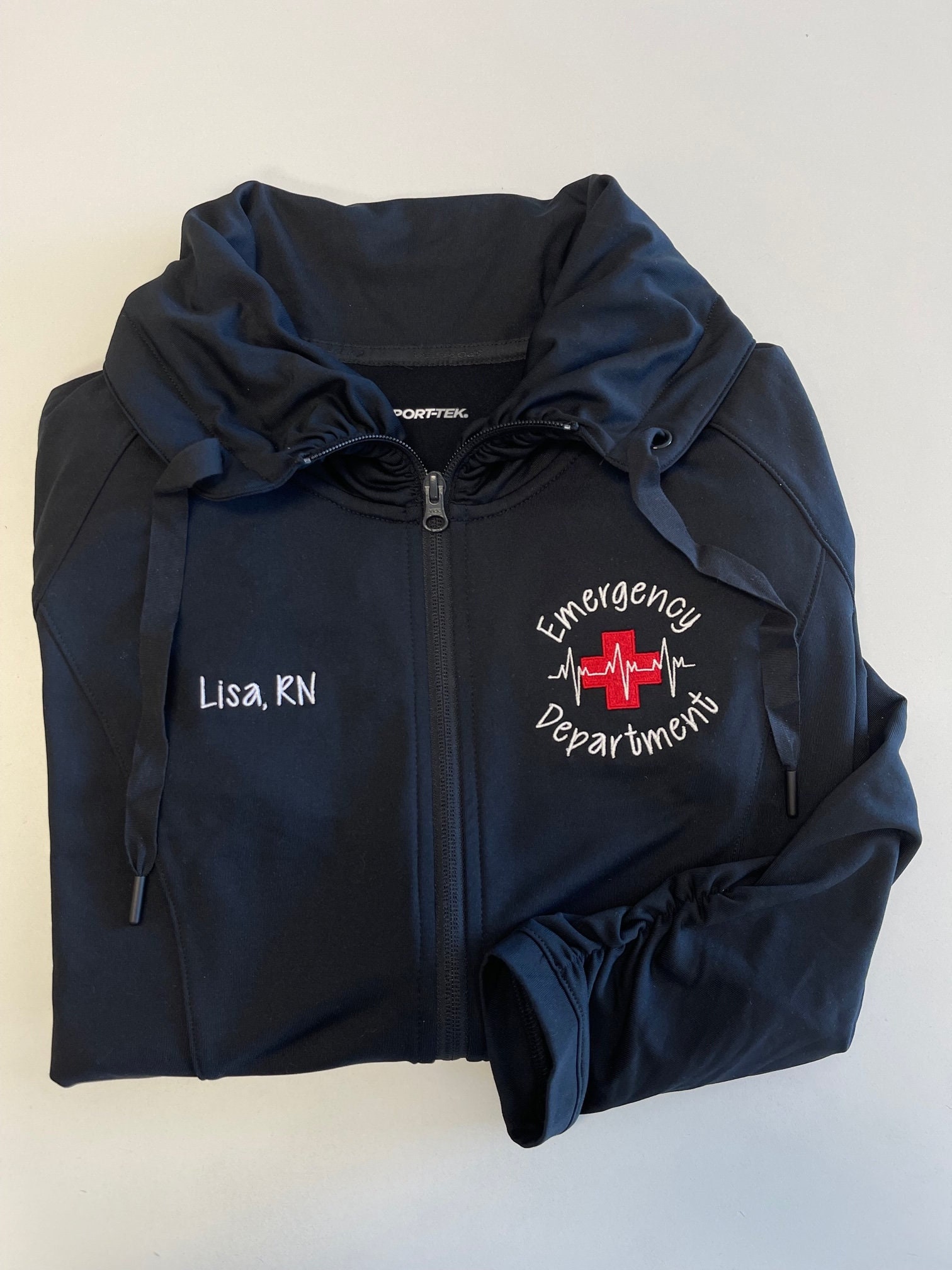 Gift for Emergency Department Worker Full Zip Jacket - Etsy