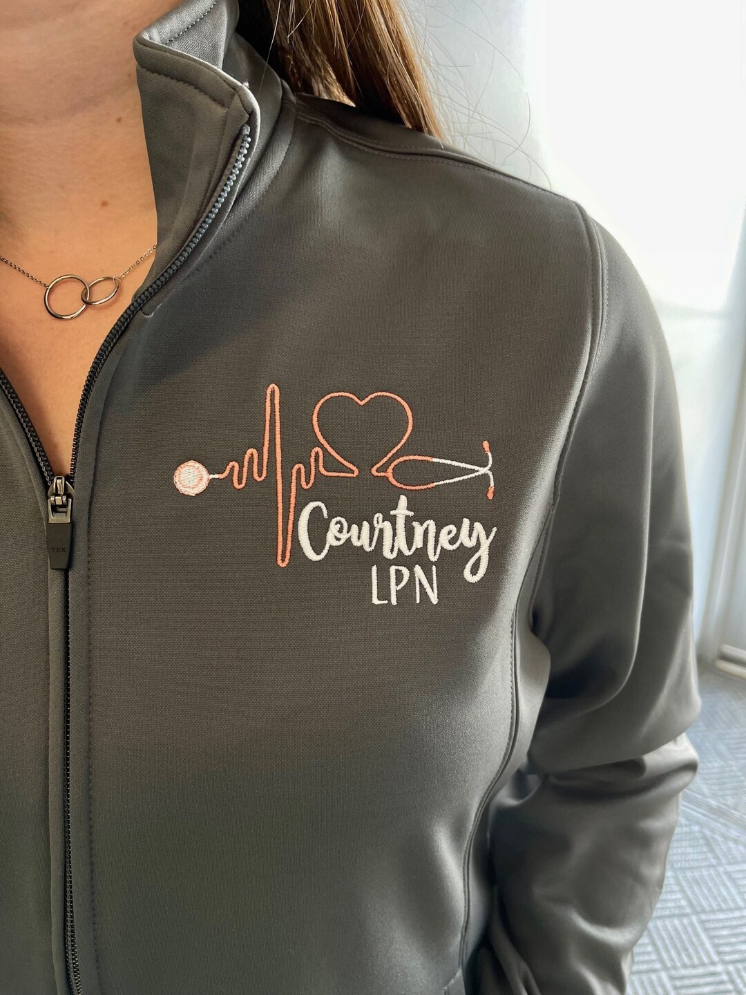 Gift for LPN, Heartbeat Stethoscope Licensed Practical Nurse ...