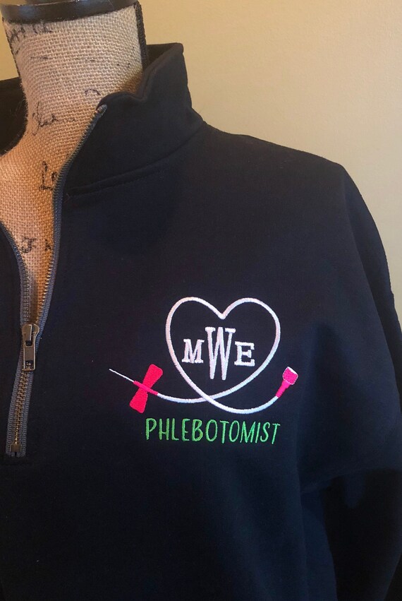 Phlebotomist jacket personalized phlebotomist gift gift for | Etsy
