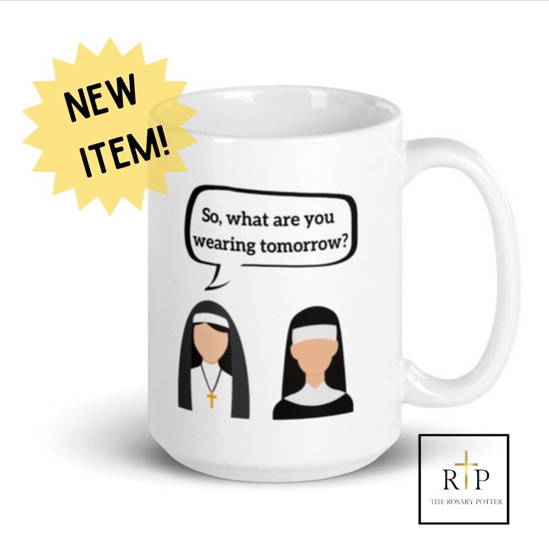 NEW ITEM Funny Catholic Nun Gift Nun Mug Noviciate Gift - Etsy