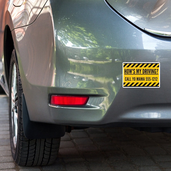 Hows My Driving Sticker - Etsy