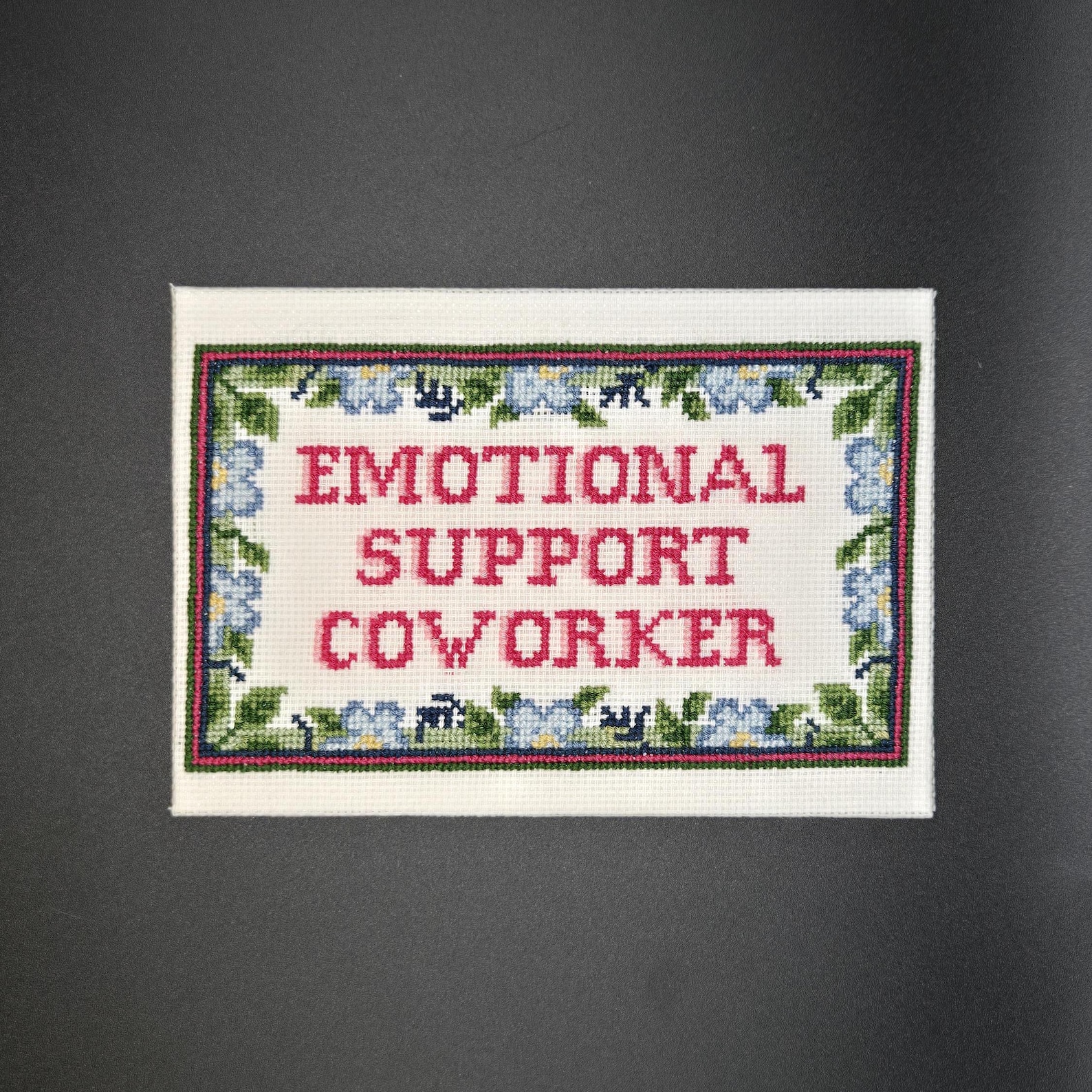 Emotional Support Coworker - Cross Stitch PATTERN - Etsy