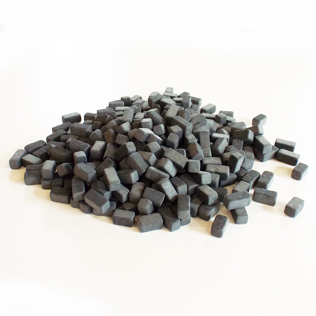 Foam Bricks for Model Making, 300 Grey Foam Blocks, Styrofoam, Extruded ...
