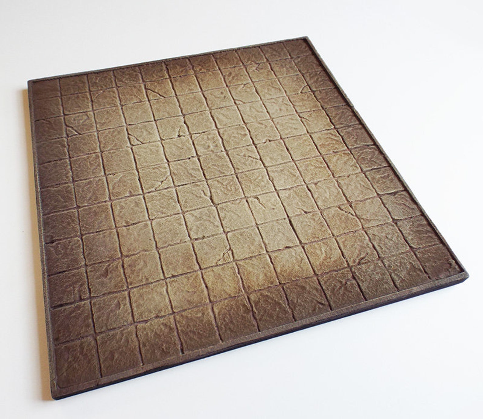 Grid Flagstone Textured Grey Foam Sheets X4 - Dnd, Wargames Scenery ...