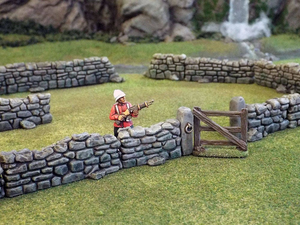 Field Wall Stone Wall Set 28mm Resin Scenery for Tabletop - Etsy