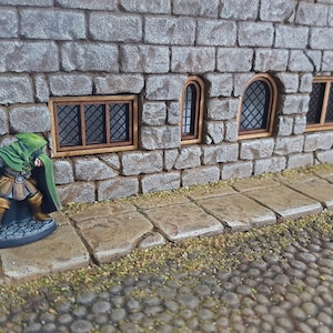 Miniature Window Frames With 'leaded' Effect. Wargames Scenery, Terrain ...