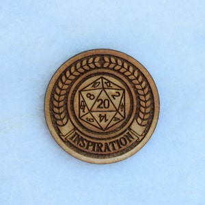 Inspiration Tokens / Role Playing Inspiration Tokens / TTRPG - Etsy