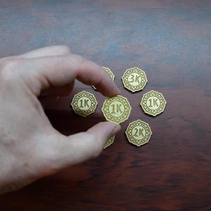 One-piece Pirate Doubloon Counter Tokens - Etsy