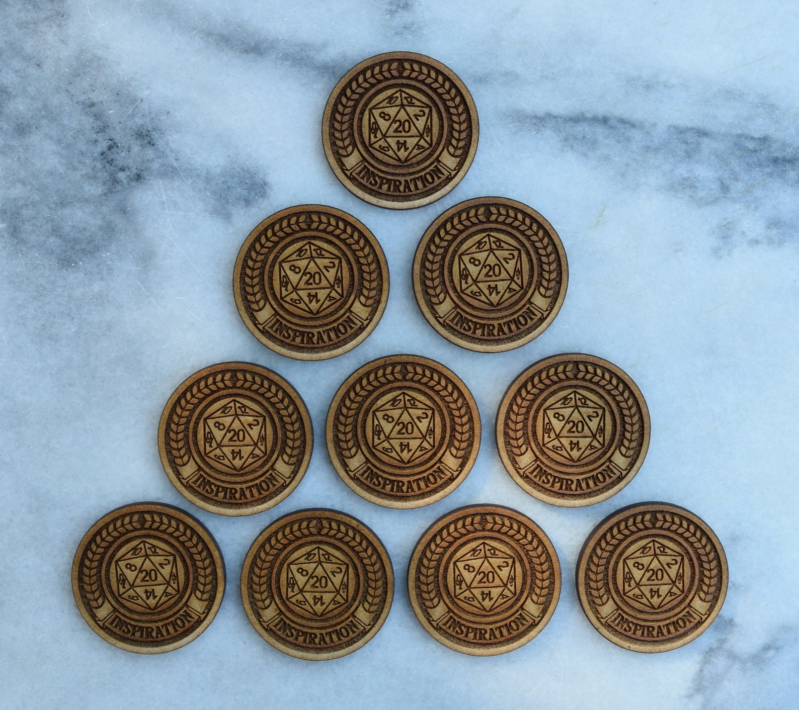 Inspiration Tokens / Role Playing Inspiration Tokens / TTRPG - Etsy