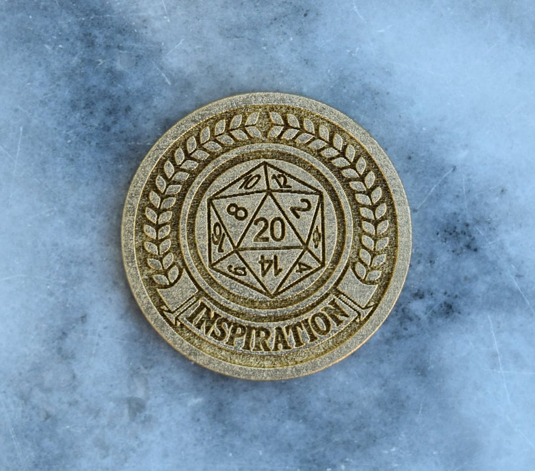 Inspiration Tokens / Role Playing Inspiration Tokens / TTRPG - Etsy