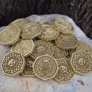 Geocaching Swag Pirate Tokens - Etsy